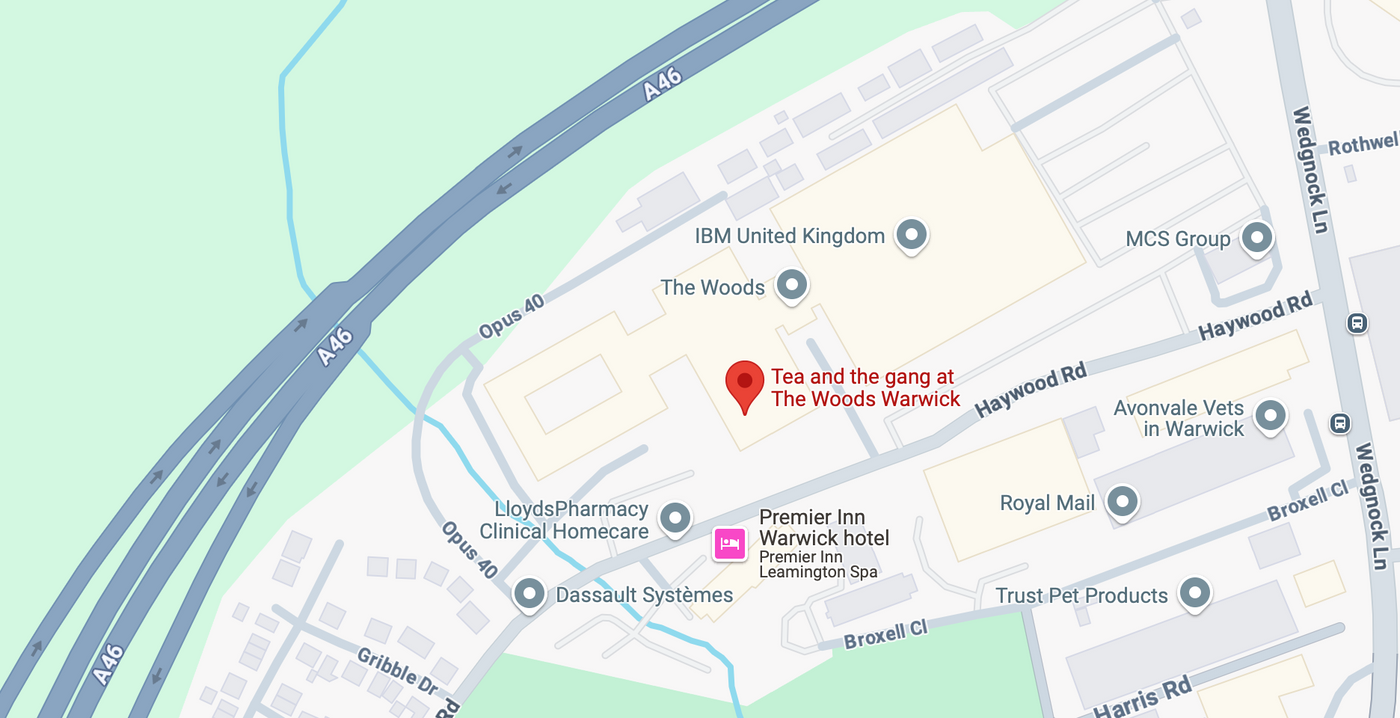 Warwick – Tea and the gang