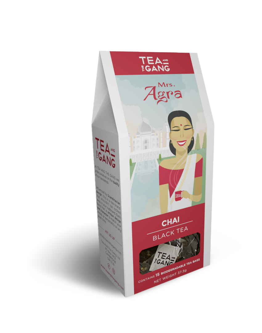 Mrs Agra – Chai Black Teabags – Tea and the gang