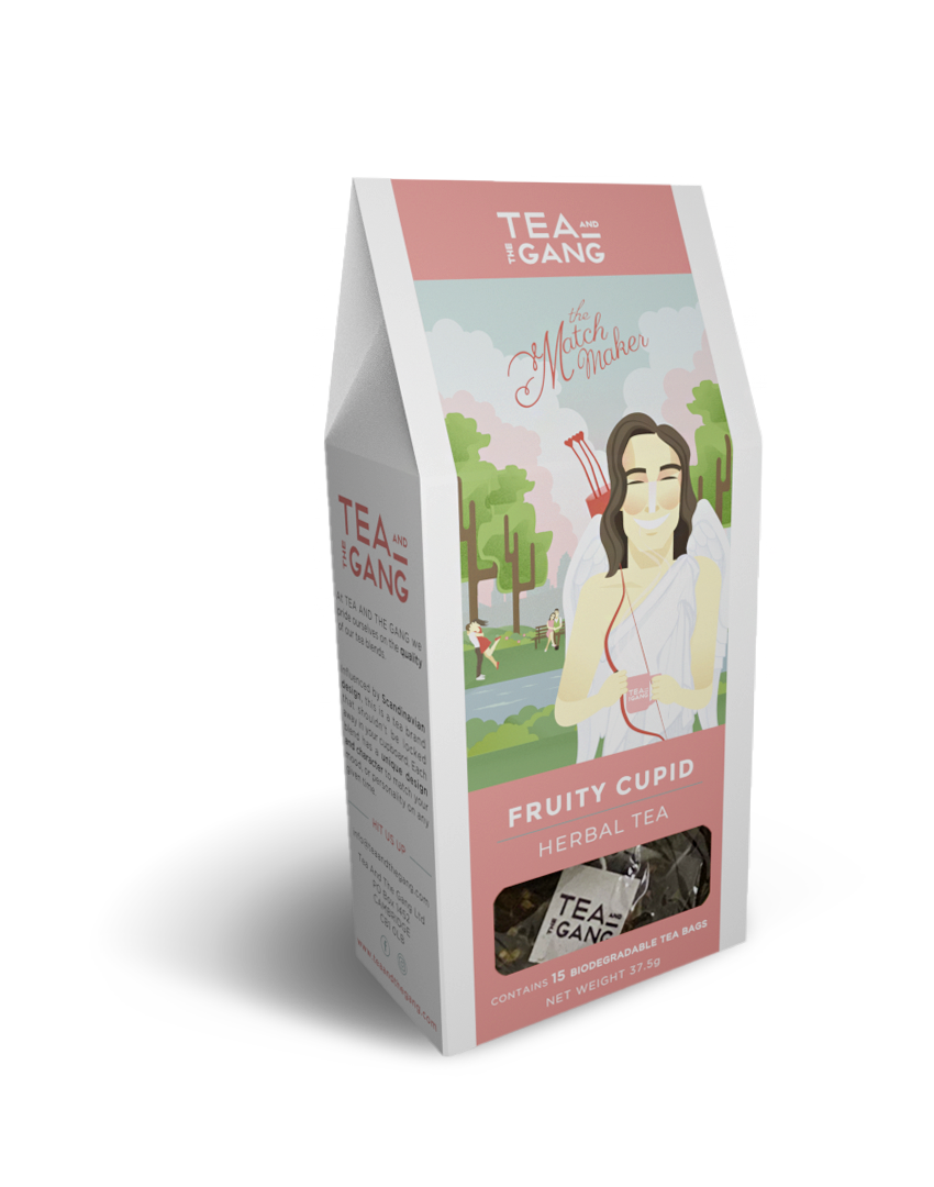 The Matchmaker – Fruity Cupid Herbal Teabags – Tea and the gang